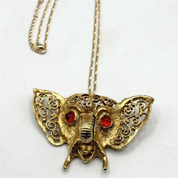 Vintage | Jewelry | Vintage D E Juliana Elephant Gold Pendant Necklace ...